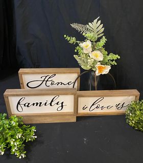 Small Wood Frame Signs | Uptown Elegance 109 North Hood Clare, IA 50524