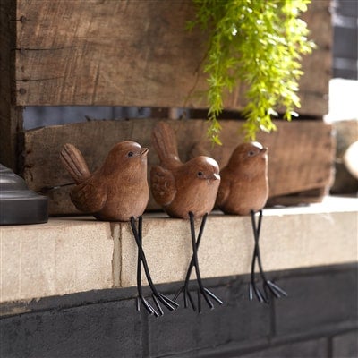 Set of 3 Bird Shelf Sitters | Uptown Elegance 109 North Hood Clare, IA ...